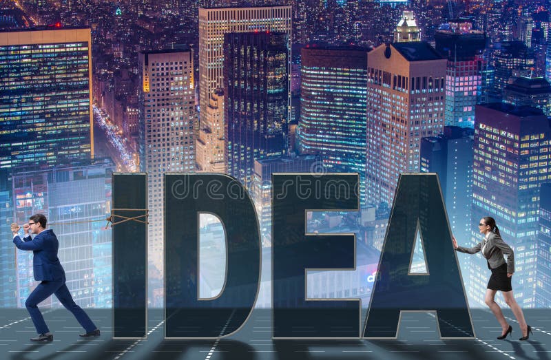 Businessman and new idea stock image. Image of businessman - 40978723