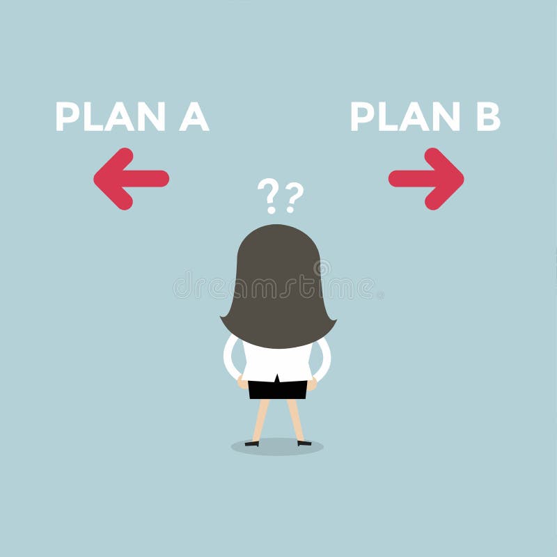 Woman Two Choices Stock Illustrations – 67 Woman Two Choices Stock ...