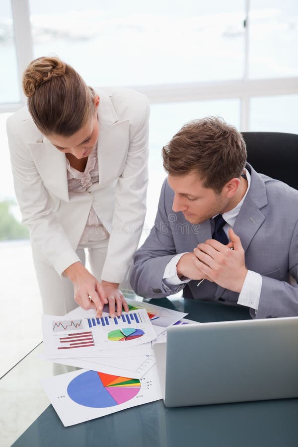 Businesswoman Explaining Research Results Stock Photo - Image of ...