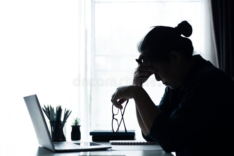 Businesswoman Faced Challenging Problem at Office, Navigating Work ...