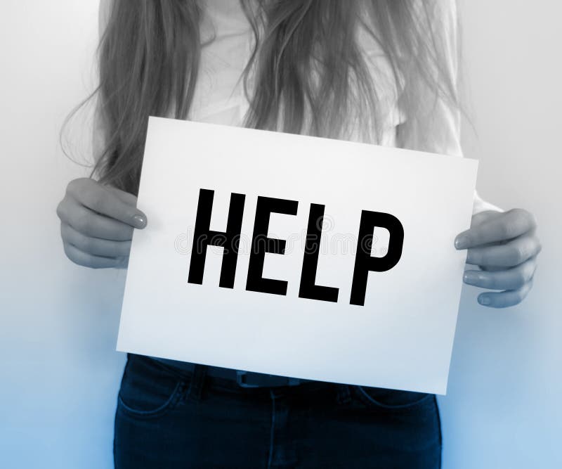 Help me please! stock image. Image of caucasian, call - 18764583