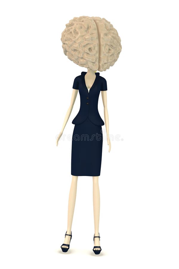 Cartoon Character Large Brain Head Stock Illustrations – 54 Cartoon ...
