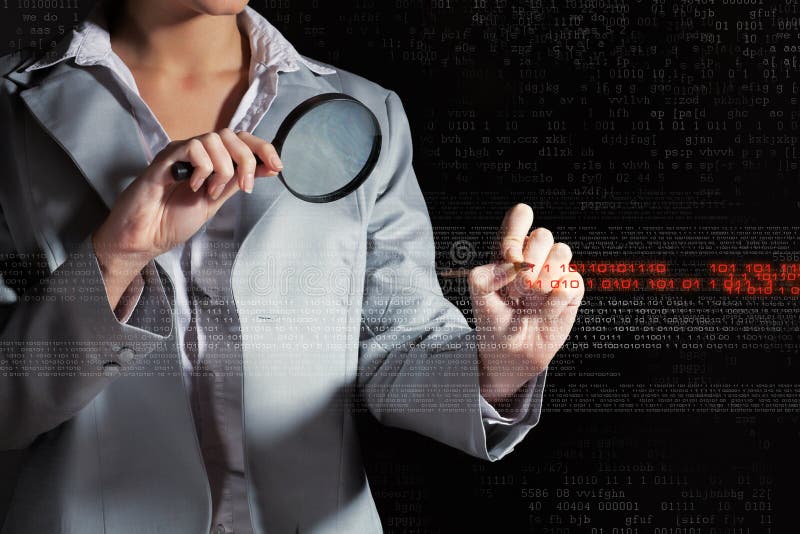 Magnify Glass with eye stock photo. Image of color, drop - 10973458