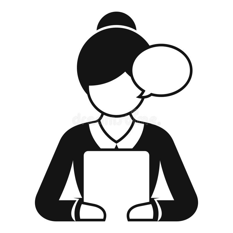 Businesswoman Speaking and Holding a Document, Communicating in the ...