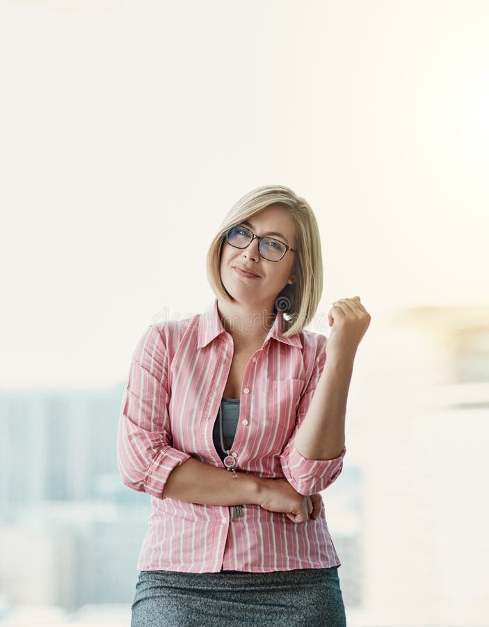 Businesswoman Office And Portrait With Glasses For Career Confidence