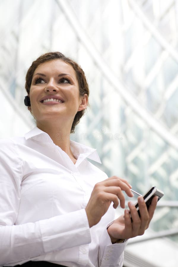 PDA Man stock image. Image of palmtop, phone, annual, electronic - 1809953