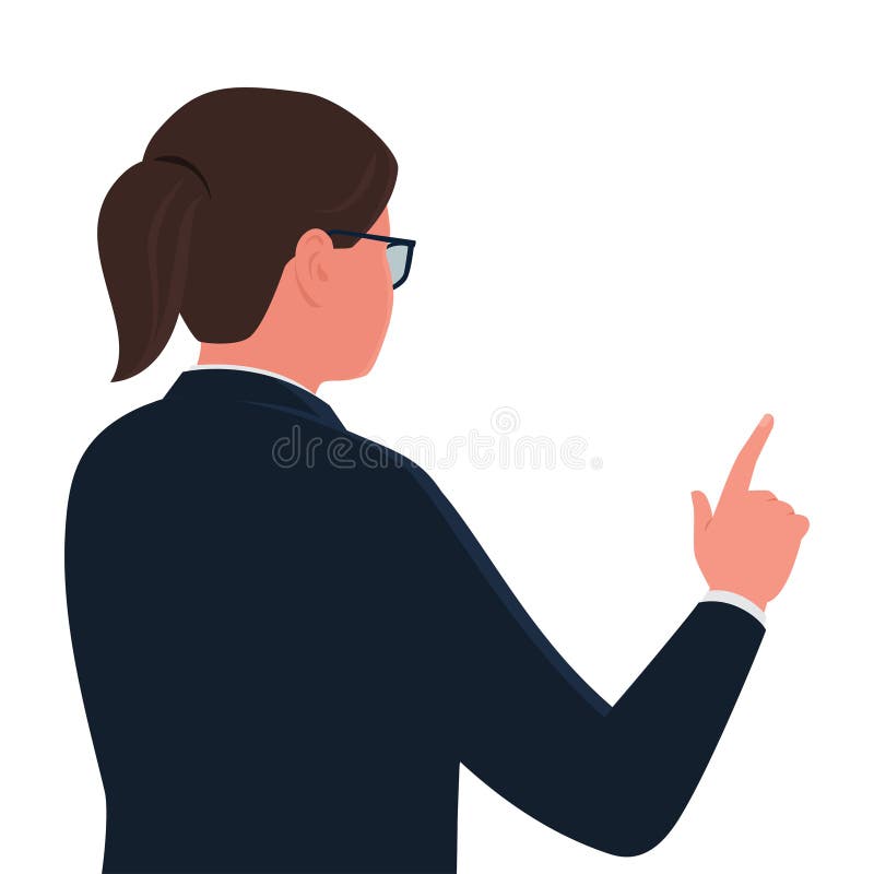 Female Tapping Finger Stock Illustrations – 17 Female Tapping Finger ...