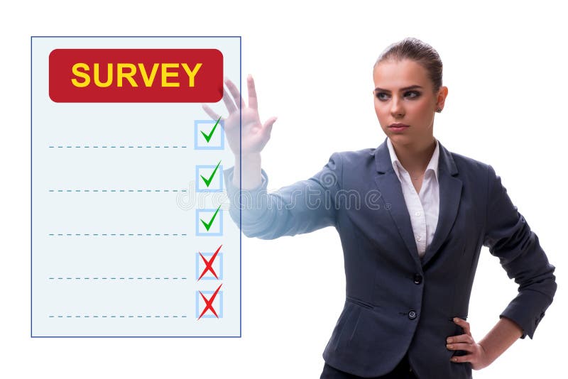 Businesswoman Pressing Buttons on Virtual Accident Report Stock ...