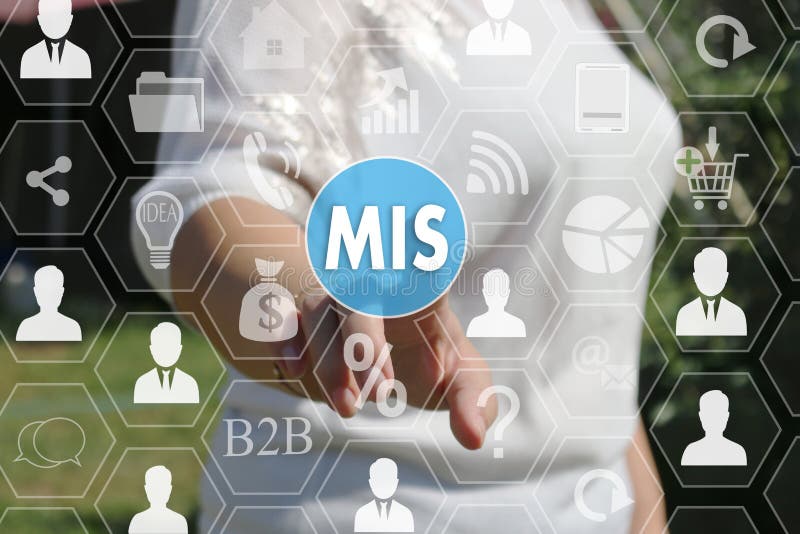 Management Information System, MIS Stock Illustration - Illustration of ...