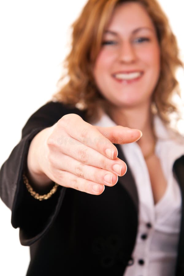Woman S Hand Shaking a Man S Hand Stock Image - Image of adult ...
