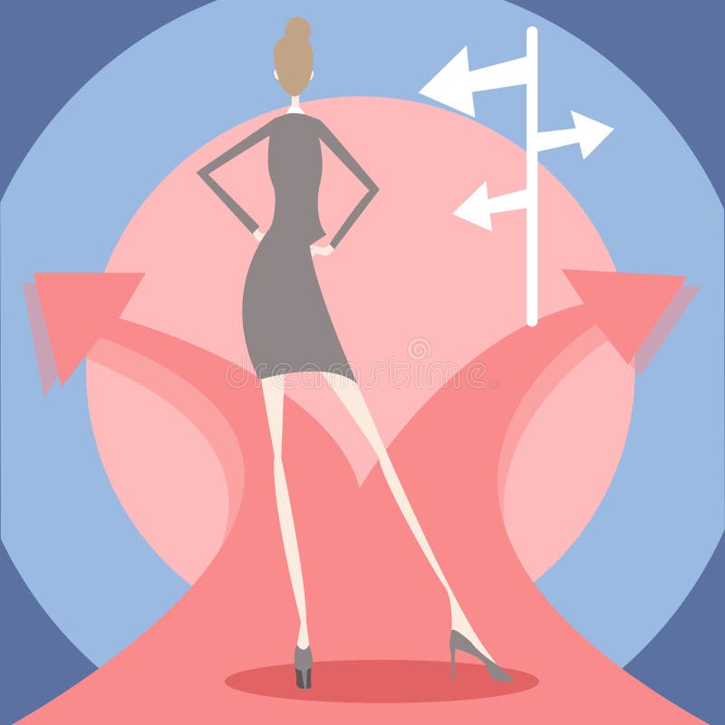 Selecting an Option Linear Icon Concept. Selecting an Option Line ...