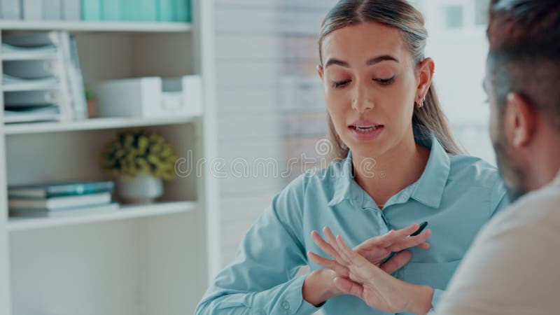 Businesswoman in Serious Talk, Argument and Fight with Staff about Poor ...