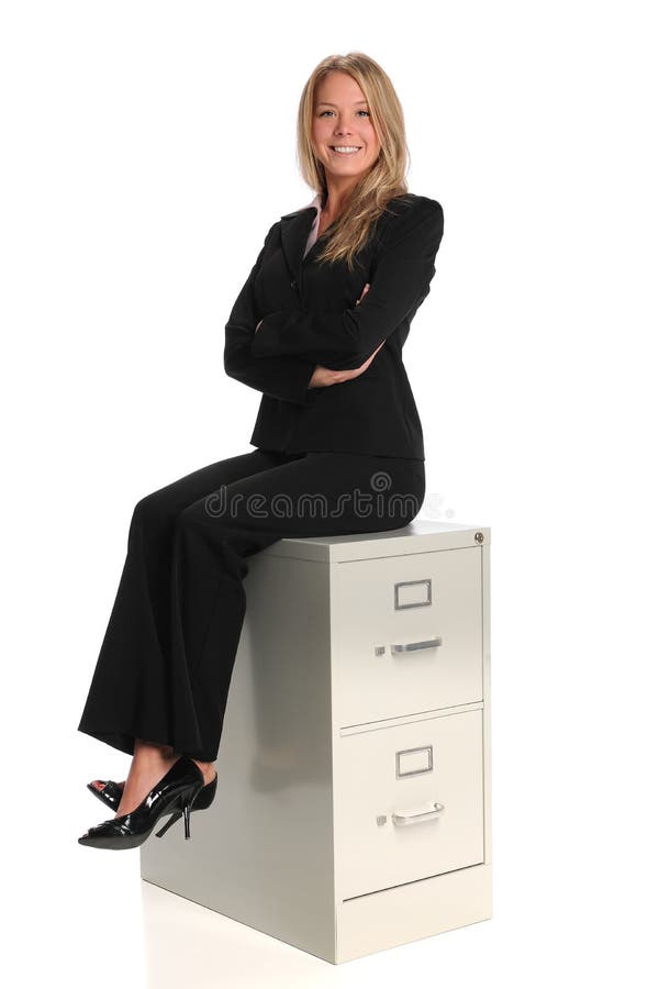 File Cabinet And 43 Folders Stock Image - Image of legal, document: 4262741