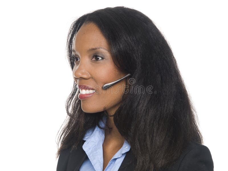 Businesswoman - Telephone Operator Stock Image - Image of adult ...