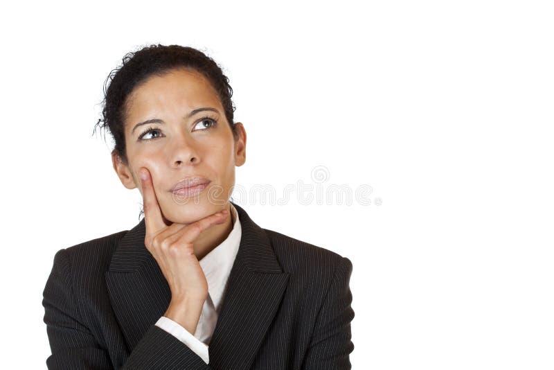Woman in Doubt stock photo. Image of confusion, doubt, attractive - 805826