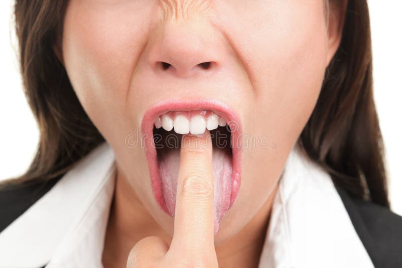 Businesswoman Throwing Up Vomit Stock Photo - Image of person, portrait ...