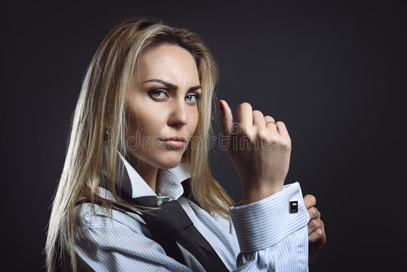 Tough female boss stock photo. Image of caucasian, leader - 17391738