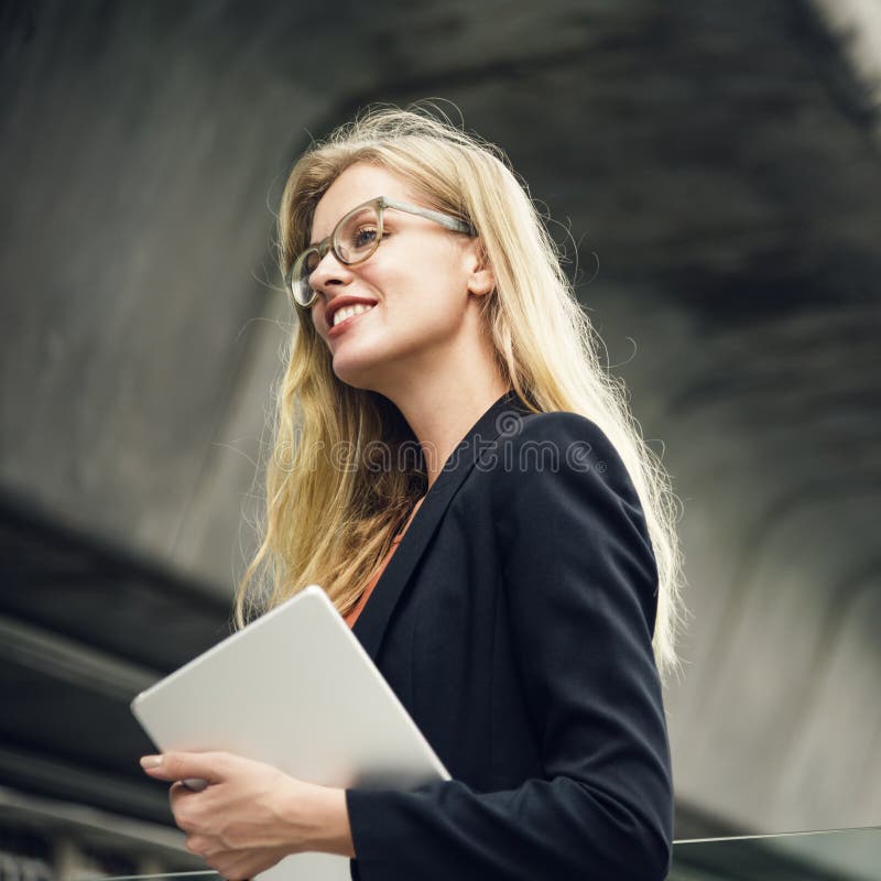 Businesswoman Vision Strategy the Way Forward Concept Stock Photo ...