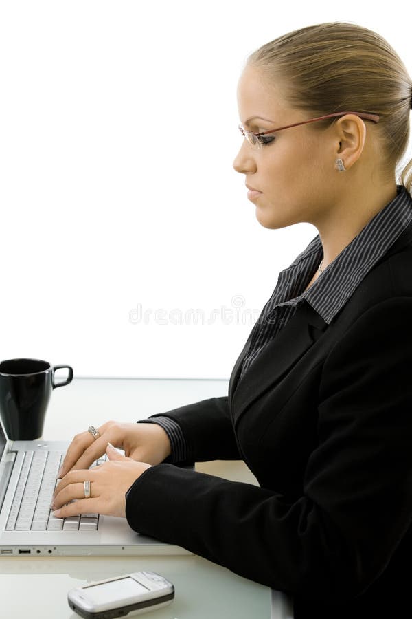 Businesswoman stock photo. Image of looking, gorgeous - 13384890