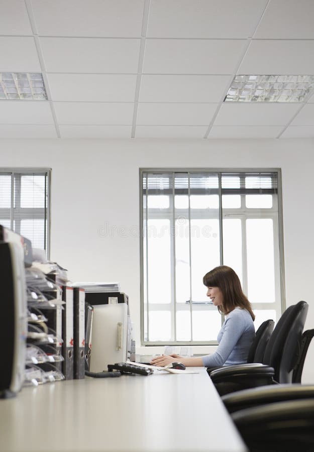 Man Working on Desktop PC stock photo. Image of connection - 29650202