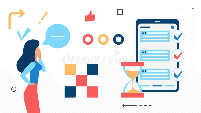 Businesswoman Working with Financial Data Analytics Application, Mobile ...