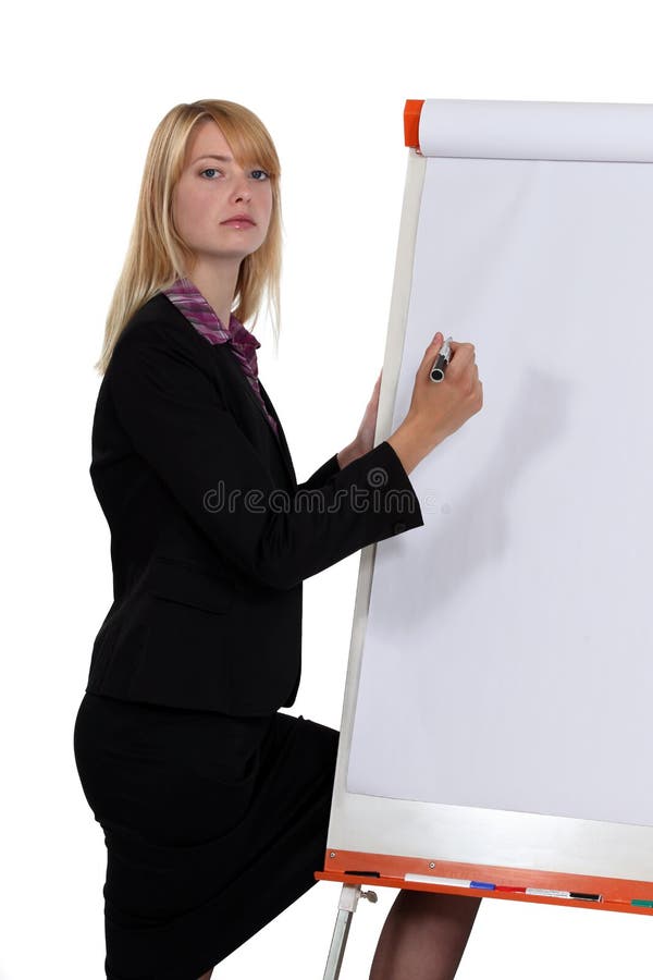 Businesswoman Writing in Diary Stock Photo - Image of wearing, closeup ...