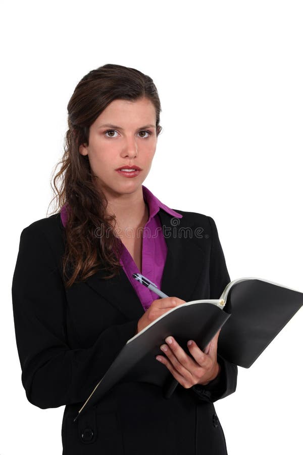 Businesswoman Writing in Diary Stock Photo - Image of wearing, closeup ... Businesswoman Writing in Diary Stock Photo - Image of wearing, closeup ...