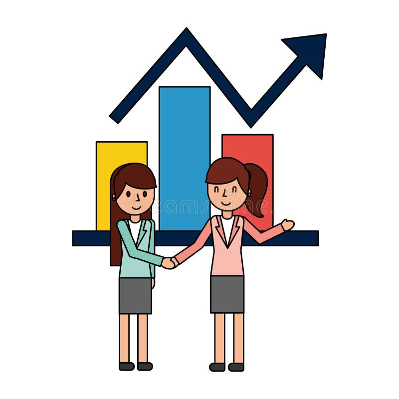 Statistics Graphics Cartoon Stock Vector - Illustration of digital ...