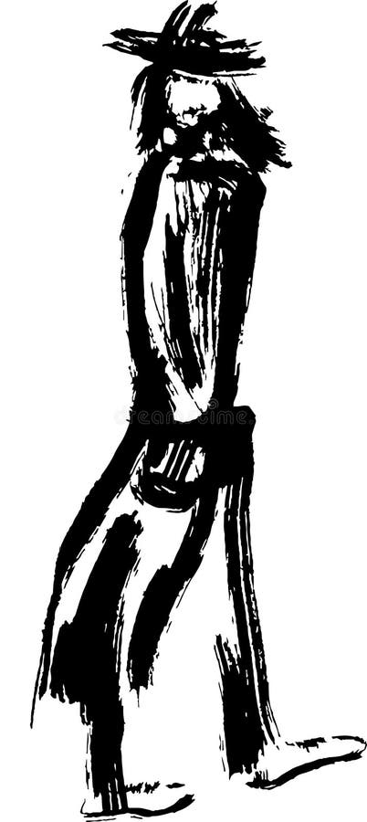 Busker stock vector. Illustration of performer, perform - 12980683