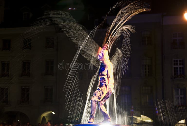 Buskers Festival Bern editorial stock photo. Image of city - 6082688
