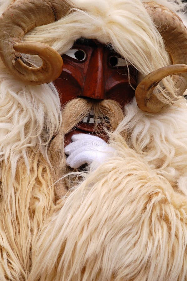 Buso mask in Mohacs stock image. Image of scary, hungarian - 17098219
