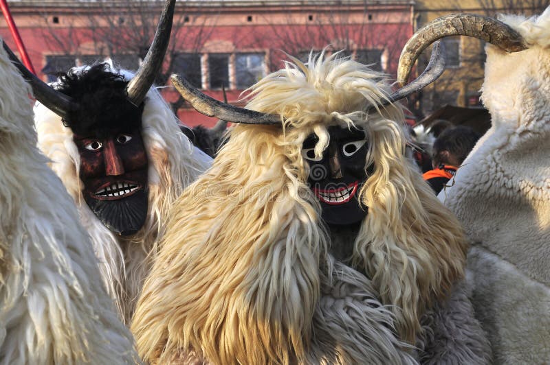 Buso mask in Mohacs stock image. Image of scary, carnival - 17098195
