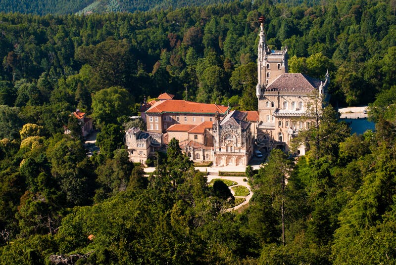 BUSSACO palace stock photo. Image of park, portugal, places - 44822054