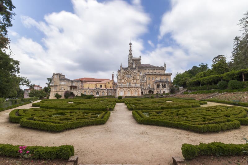 Bussaco Palace, Portugal editorial stock photo. Image of hotel - 209801193