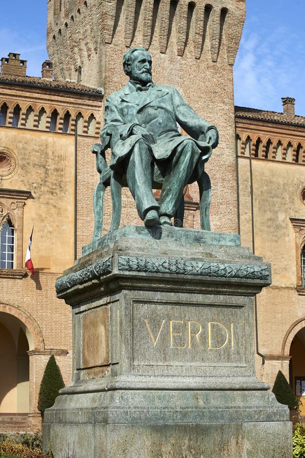 Giuseppe Verdi Statue In Busseto Stock Image - Image of composer, parme ...