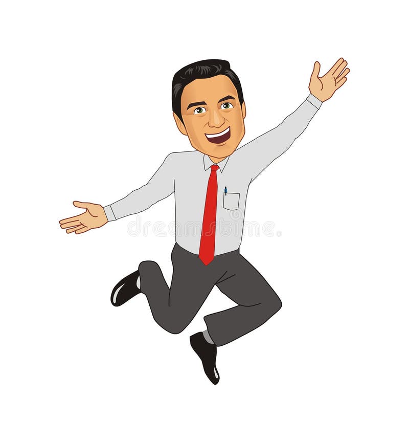 Bussinesman Jumping Cartoon Illustration Cartoon Illustration Stock ... Bussinesman Jumping Cartoon Illustration Cartoon Illustration Stock ...