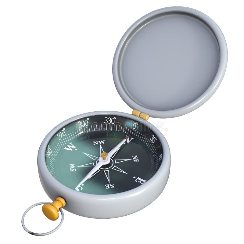 Bussole illustrazione di stock. Illustrazione di bianco - 54328979