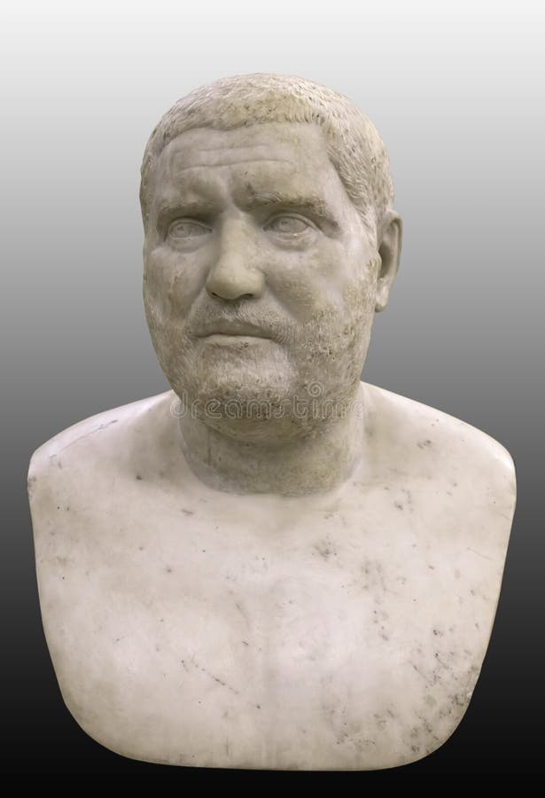 Bust of Balbinus. Roman Empire Editorial Image - Image of bust ...