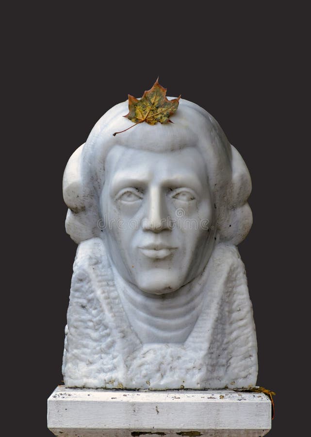 Bust of the composer Haydn stock photo. Image of burgenland - 201994128