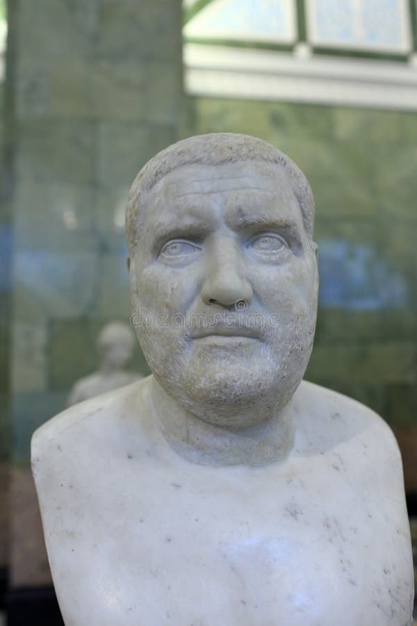 Bust of the Emperor Balbinus Editorial Stock Photo - Image of portrait ...