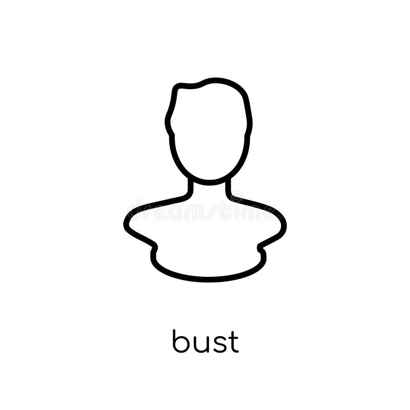 Bust Icon from Museum Collection. Stock Vector - Illustration of icon ...