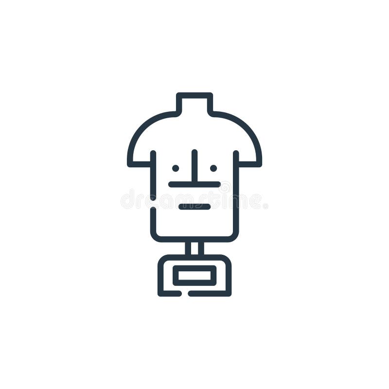Bust Icon Vector from Museum Concept. Thin Line Illustration of Bust ...