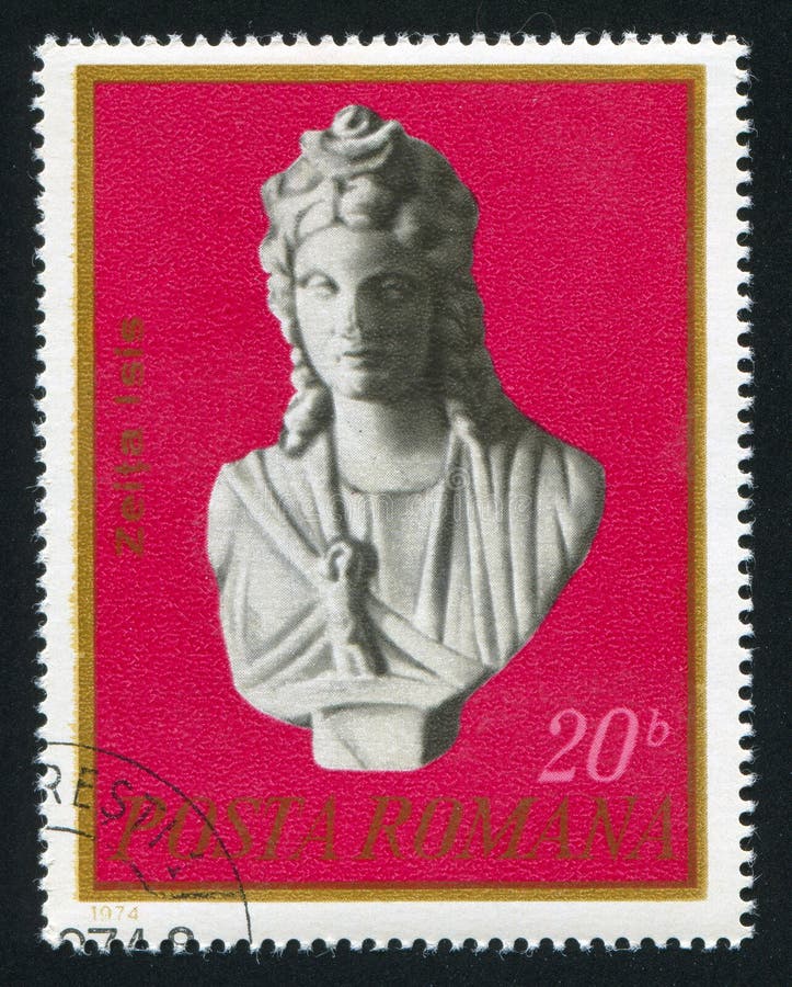 Bust of Isis editorial image. Image of head, postage - 179610460