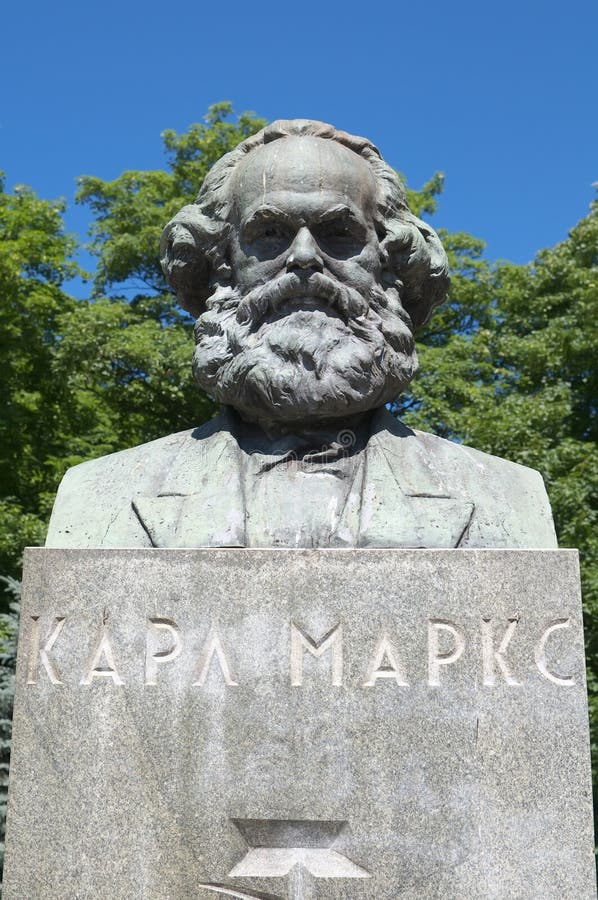 Karl Marx Stone Statue Chongqing Sichuan China Stock Photo - Image of ...
