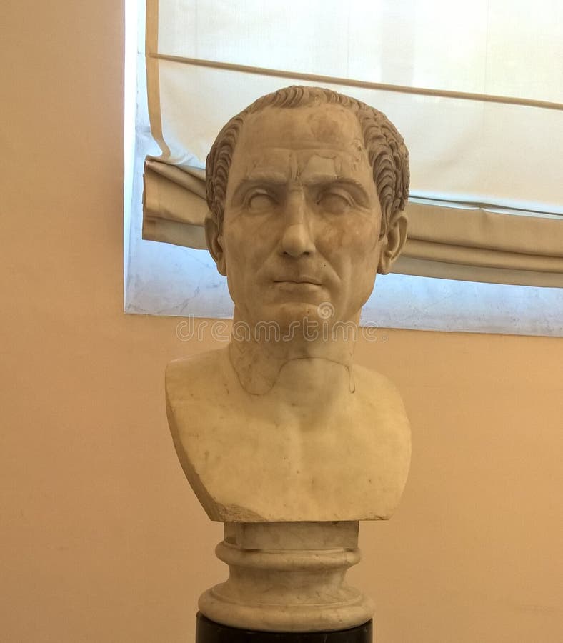 Bust from the 2nd Century AD Which Depicts Julius Caesar Editorial ...