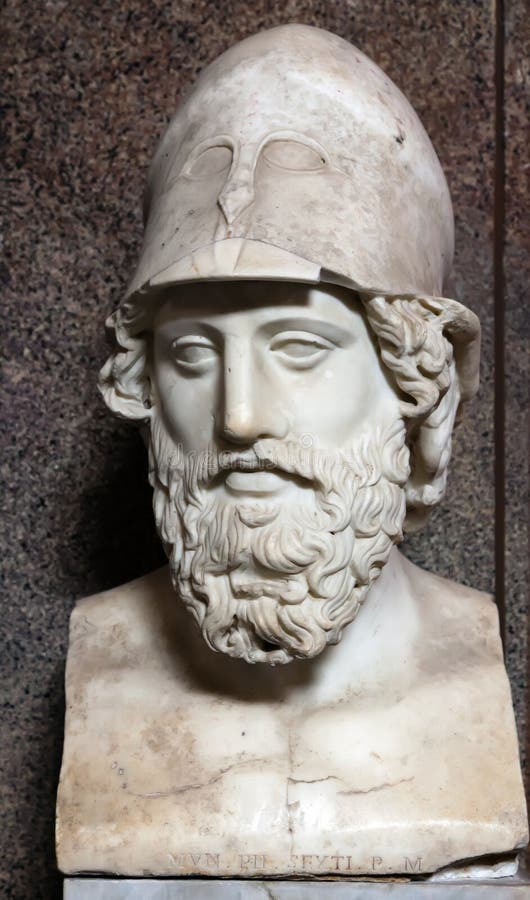 Bust of Pericles stock image. Image of greece, roman - 26438073