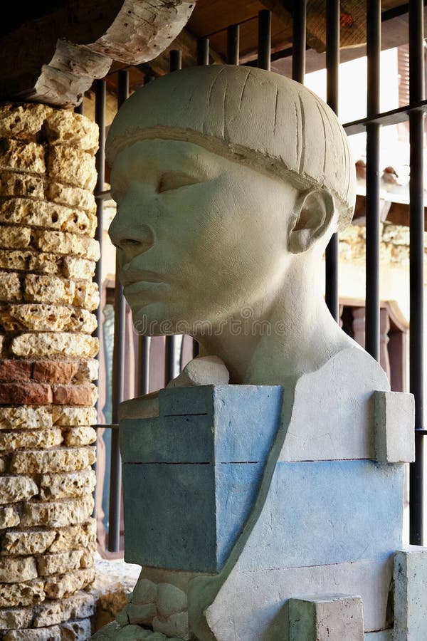 Indigenous Person Sculpture in Altos De Chavon, Dominican Republic ...