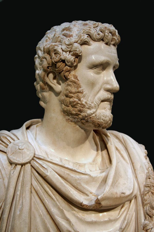 Bust of Roman Emperor stock image. Image of bust, king - 7186173