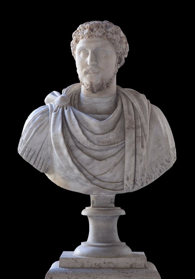 Bust of Roman Emperor Commodus. Stock Photo - Image of culture, history ...