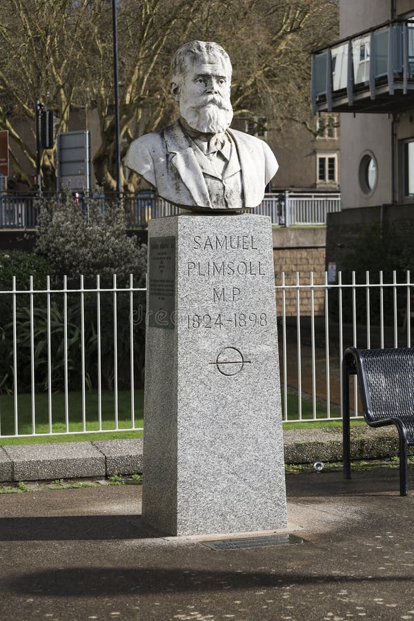 Bust of Samuel Plimsoll in Capricorn Place Editorial Image - Image of ...